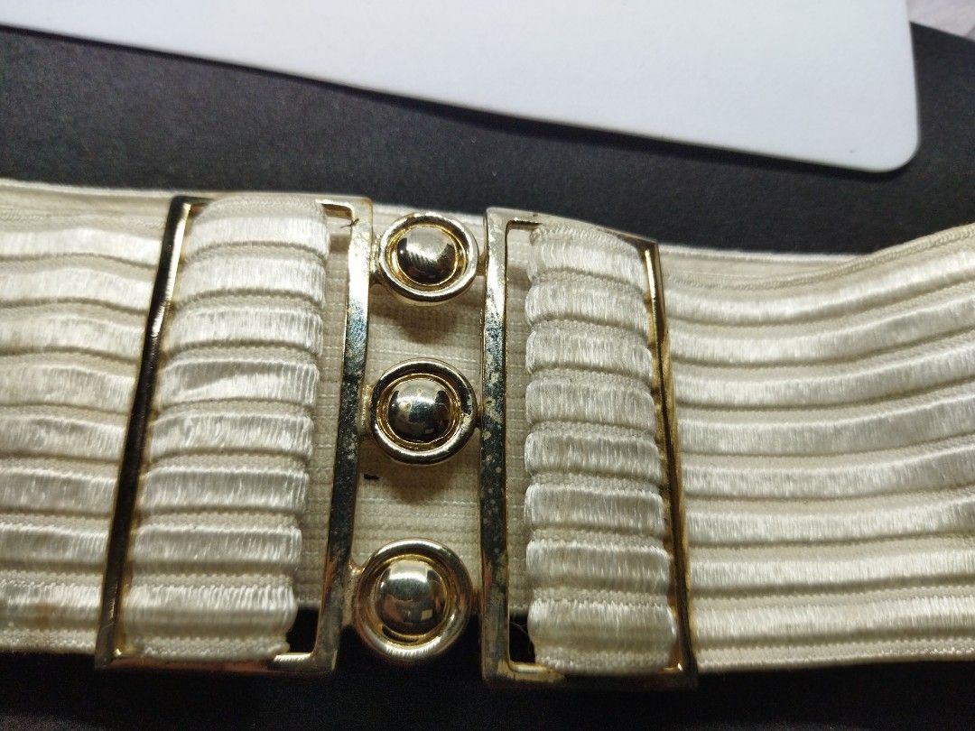 Garterized belt cream colour, Women's Fashion, Watches & Accessories ...
