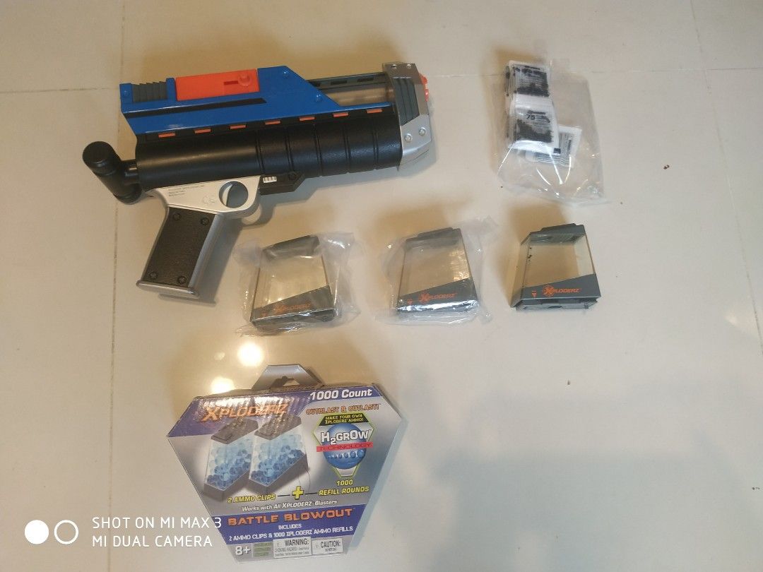 Gel blaster / Xploders gun + free toy M16/M4 Rifle, Hobbies & Toys ...
