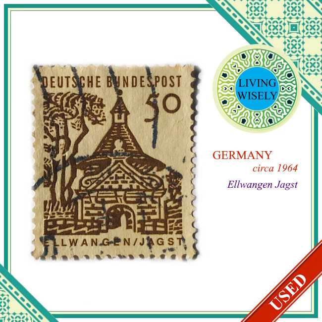Germany circa 1964 Ellwangen Jagst Stamp, Hobbies & Toys, Memorabilia ...