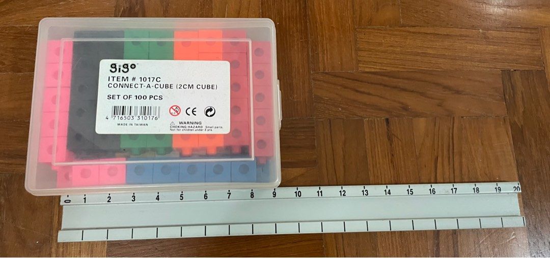 GIGO connect-a-cube (2cm cube), Hobbies & Toys, Toys & Games on Carousell
