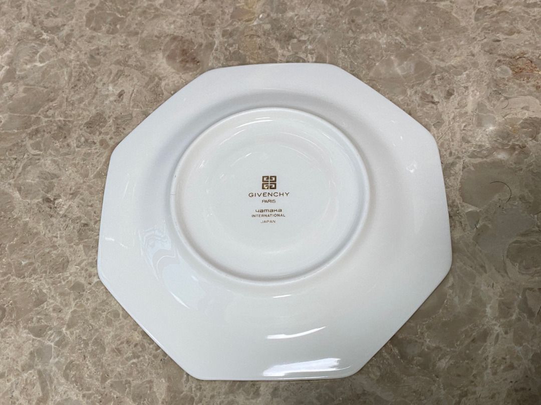 Givenchy cup and saucer bone china yamaka pair, Furniture & Home Living, Kitchenware & Tableware ...