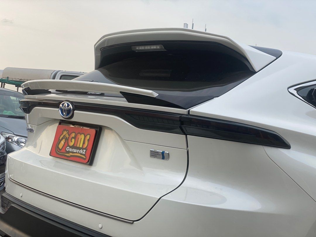 GMS # harrier hybrid spoiler, Car Accessories, Accessories on Carousell