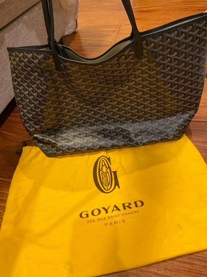 GOYARD GM BLACK, Luxury, Bags & Wallets on Carousell