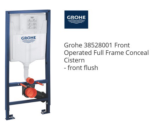 Grohe 38528001 Front Operated Full Frame Conceal Cistern - front flush ...