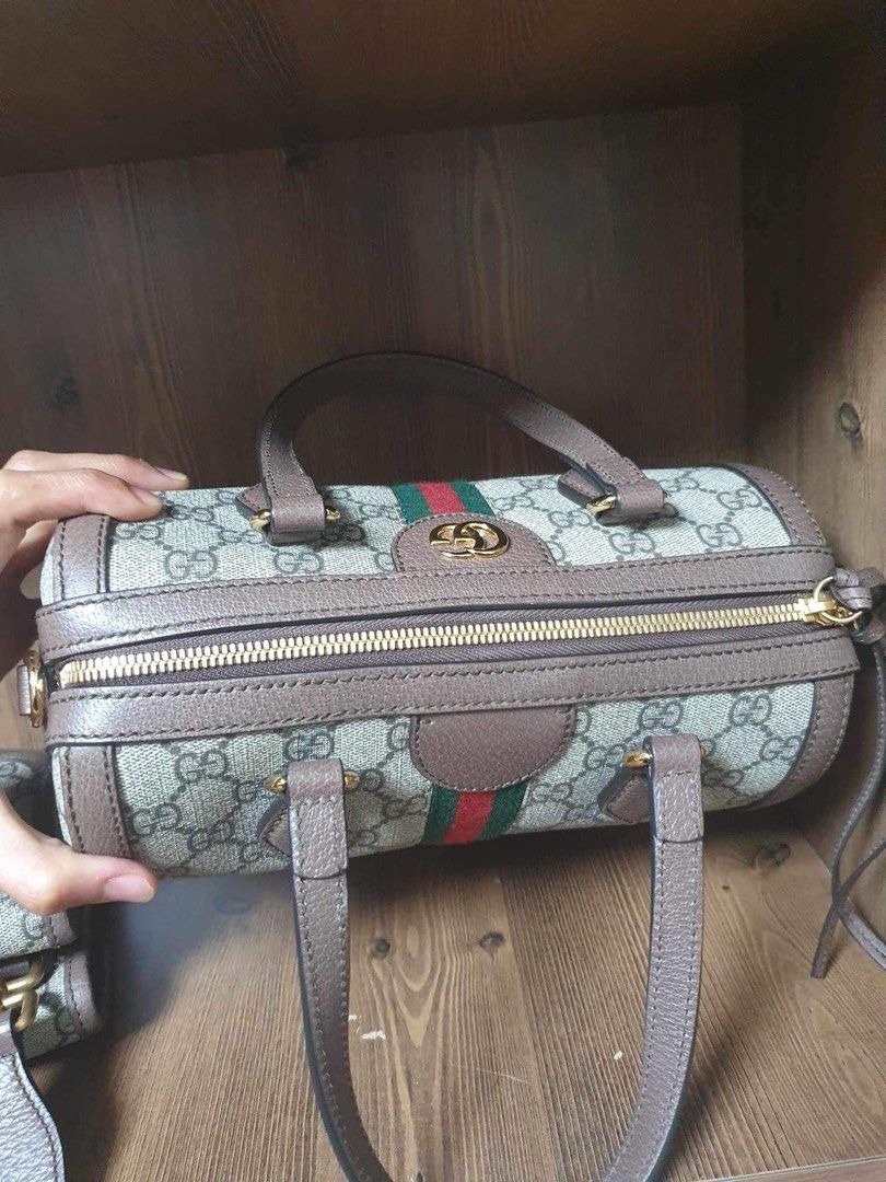 Gucci Ophidia Mini Boston, Luxury, Bags & Wallets on Carousell