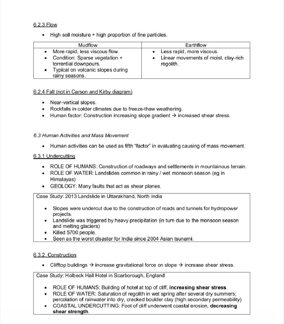 H2 Geography Notes (JC A Levels Geo Geog Humanities Essay DRQ RI, HCI ...