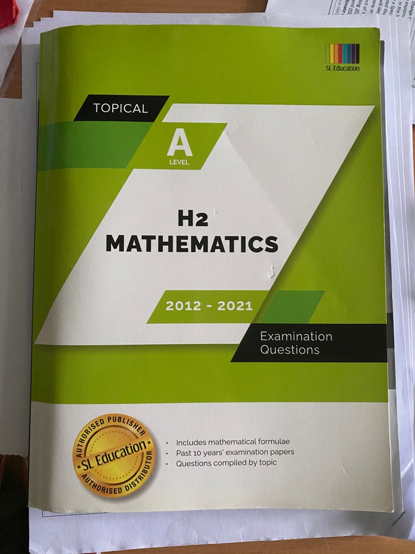 H2 Mathematics TOPICAL TYS Ten Year Series A-Level, Hobbies & Toys ...