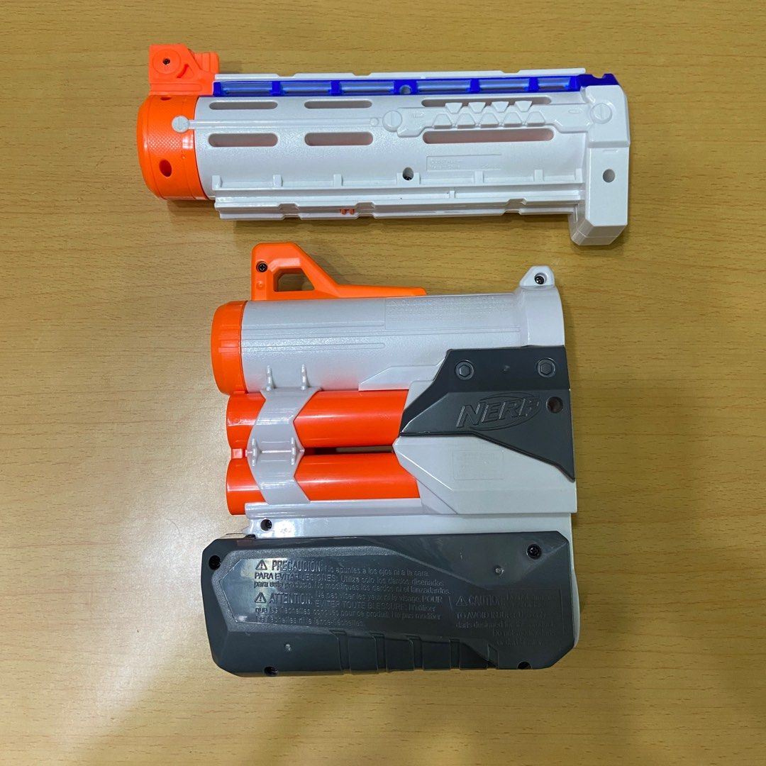 Hasbro NERF N-STRIKE MODULUS TRI-STRIKE FRONT PART & RETALIATOR WHITE ...