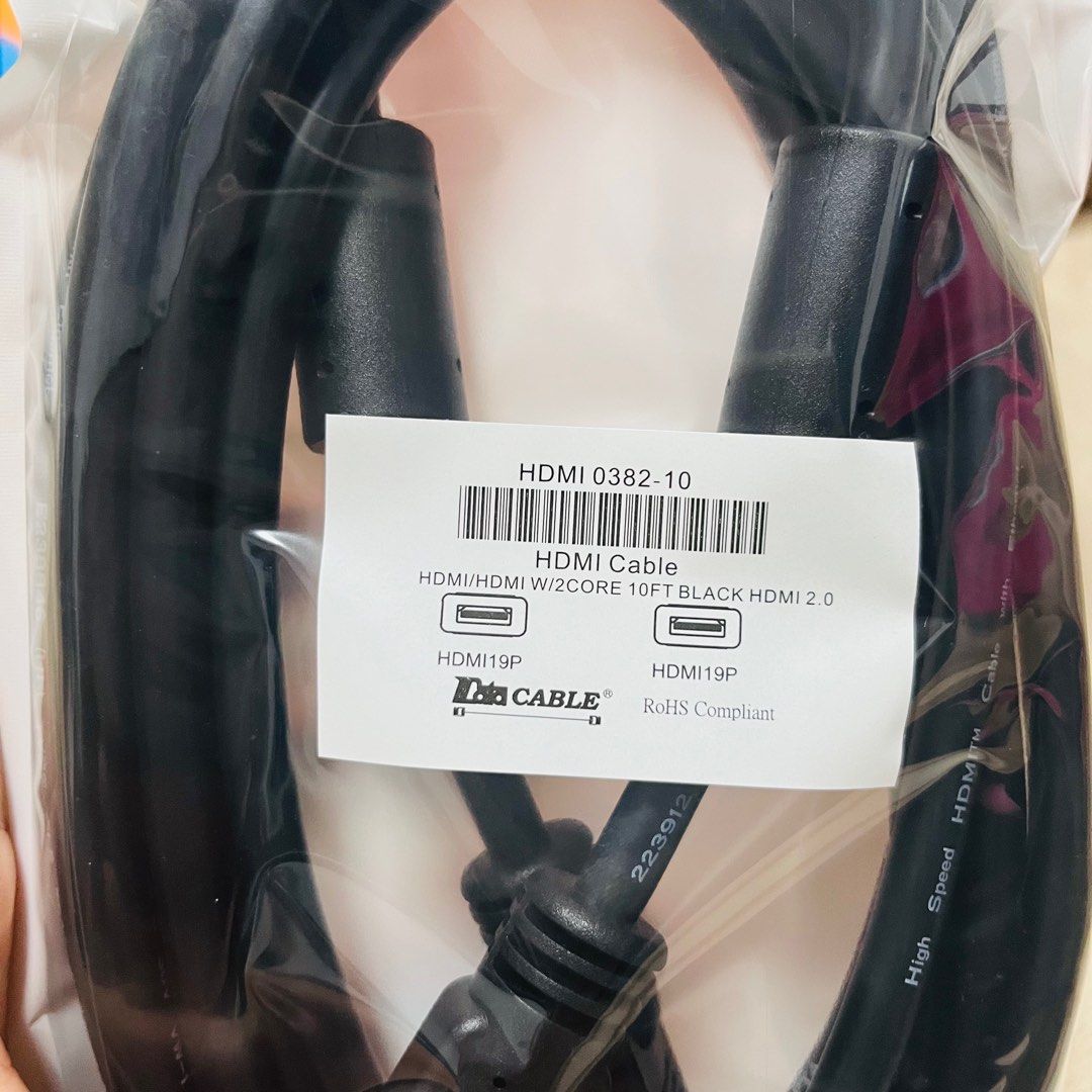 HDMI Data Cable [Original], Computers & Tech, Parts & Accessories, Cables & Adaptors on Carousell