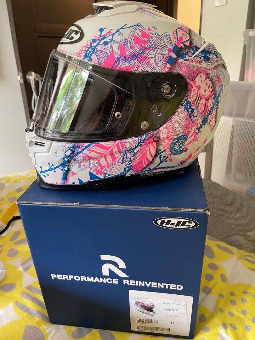 HJC RPHA 70 HANOKE MC8, Motorbikes, Motorbike Parts & Accessories ...