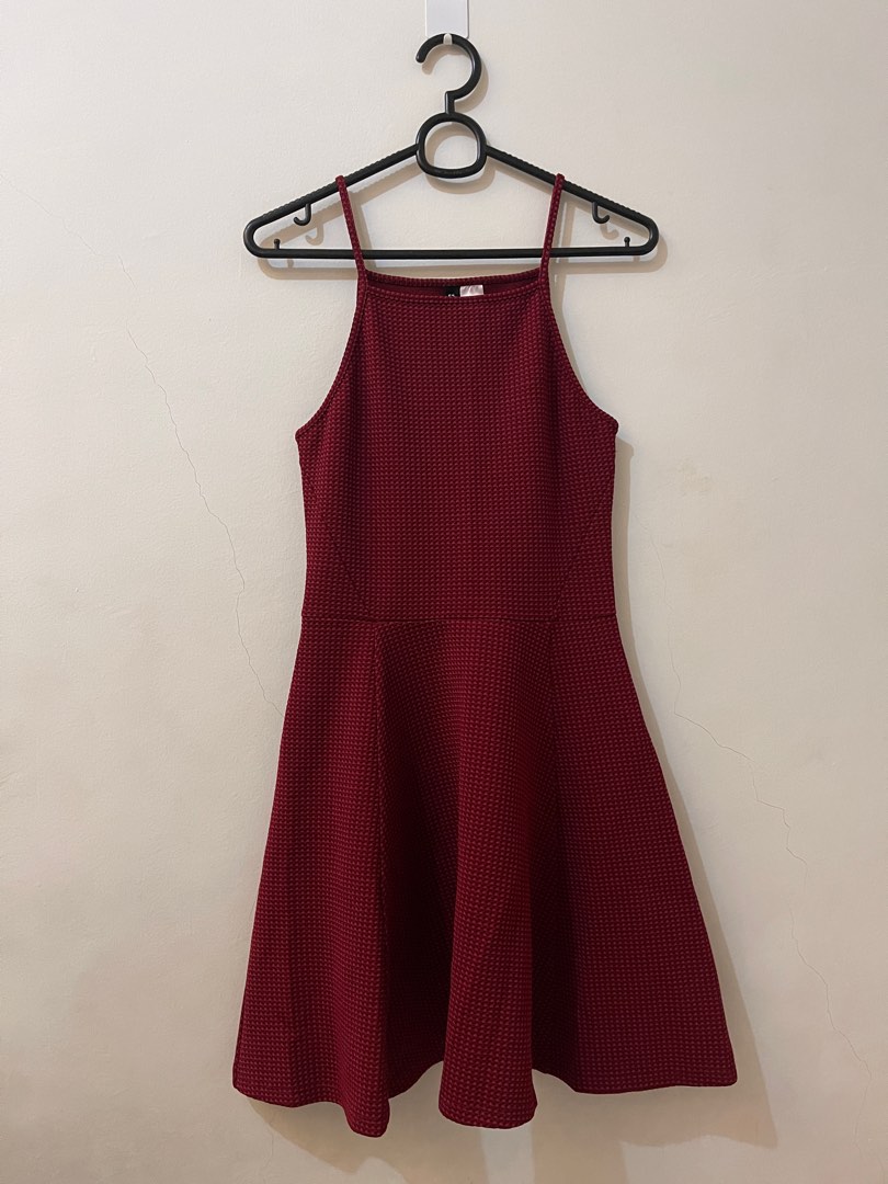 H&M Little Red Dress, Women's Fashion, Dresses & Sets, Dresses on Carousell