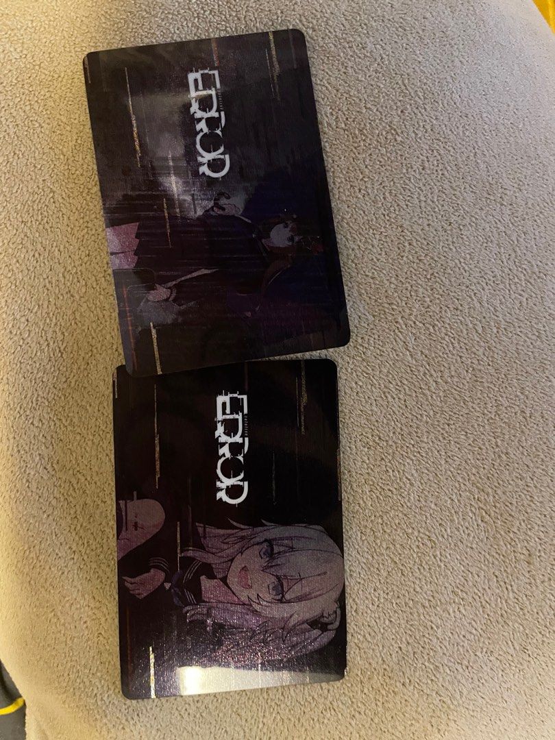 Hololive error cards, Hobbies & Toys, Toys & Games on Carousell