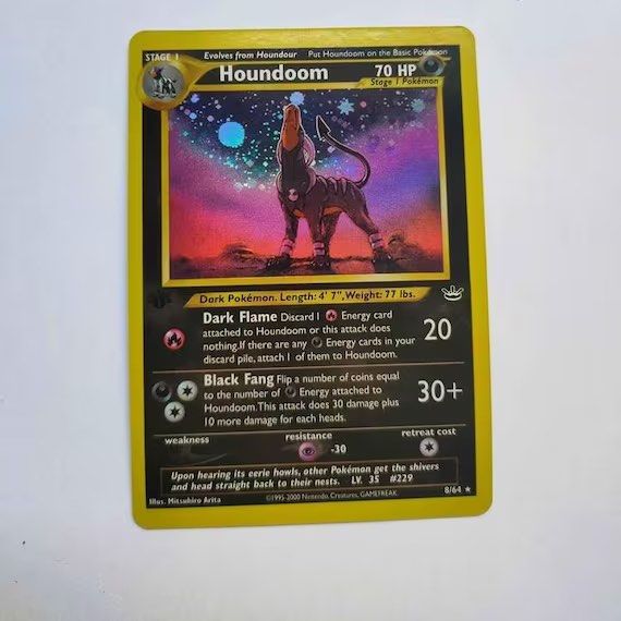 Houndoom Neo revelation, Hobbies & Toys, Memorabilia & Collectibles ...