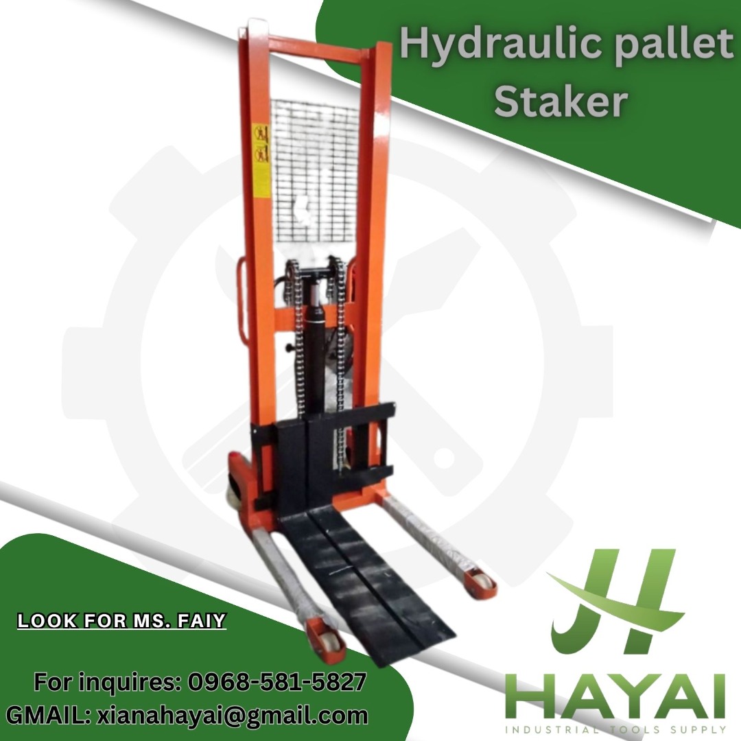 Hydraulic pallet Staker, Commercial & Industrial, Construction Tools ...