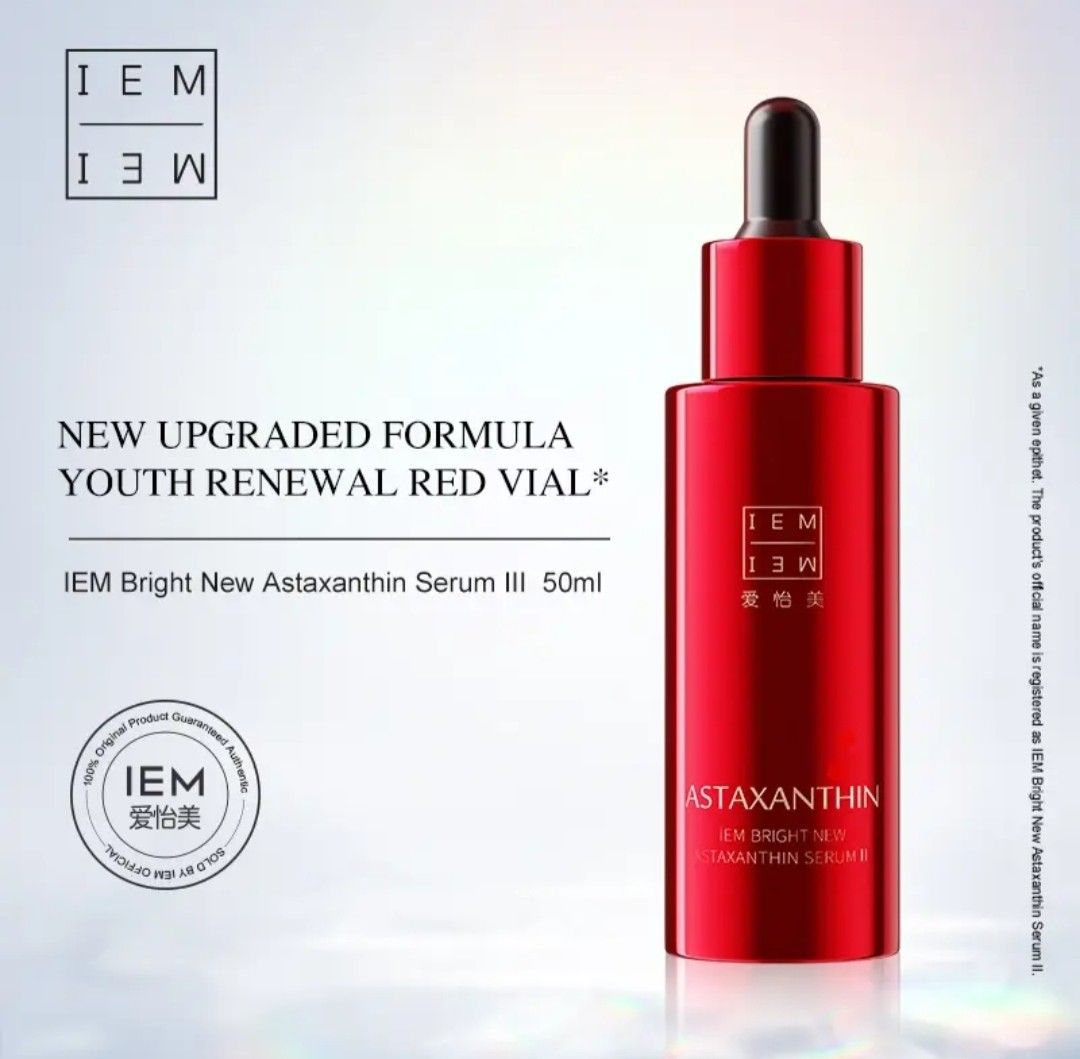 IEM Astaxanthin Serum III, Beauty & Personal Care, Face, Face Care on ...
