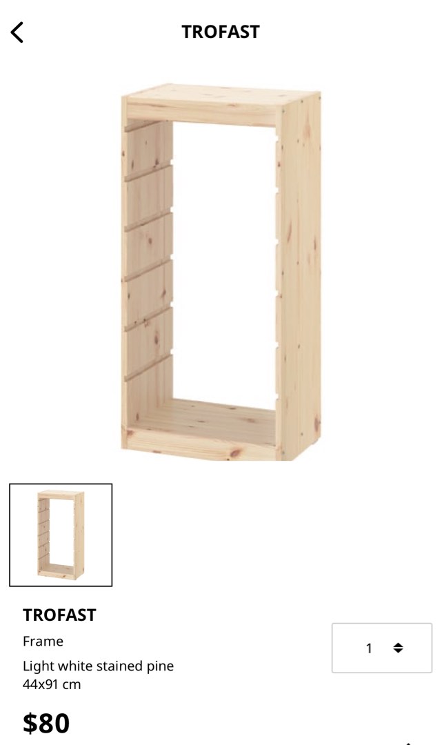Ikea Trofast frame, Furniture & Home Living, Furniture, Shelves ...