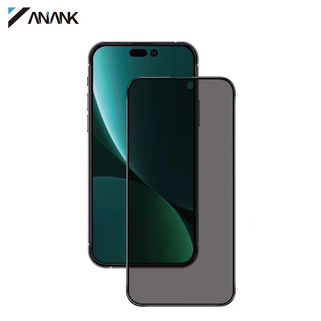 IPhone 15 Pro Max Anank 26 Degrees Full Privacy Screen Protector ...