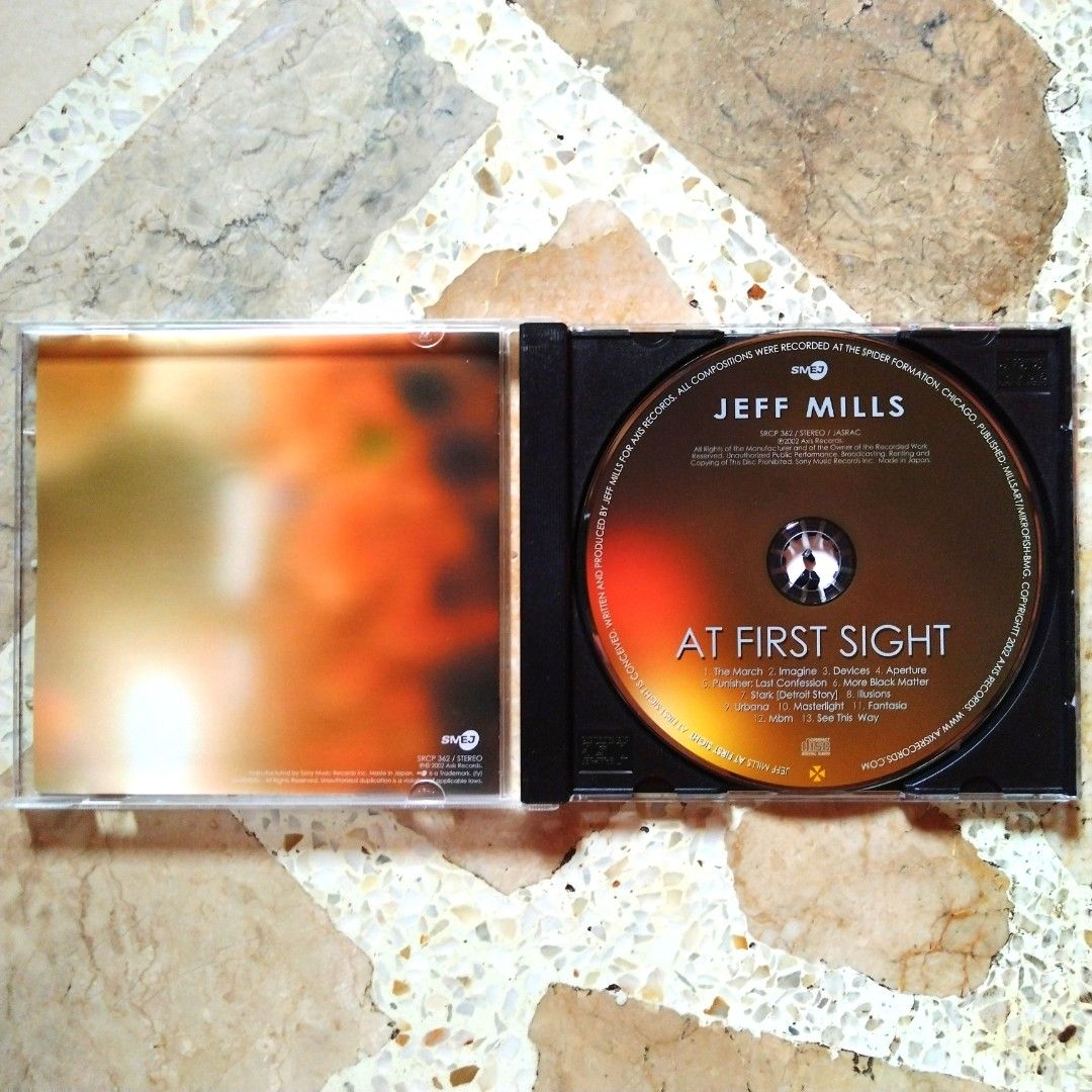 Jeff Mills - At First Sight CD Album, Hobbies & Toys, Music & Media ...