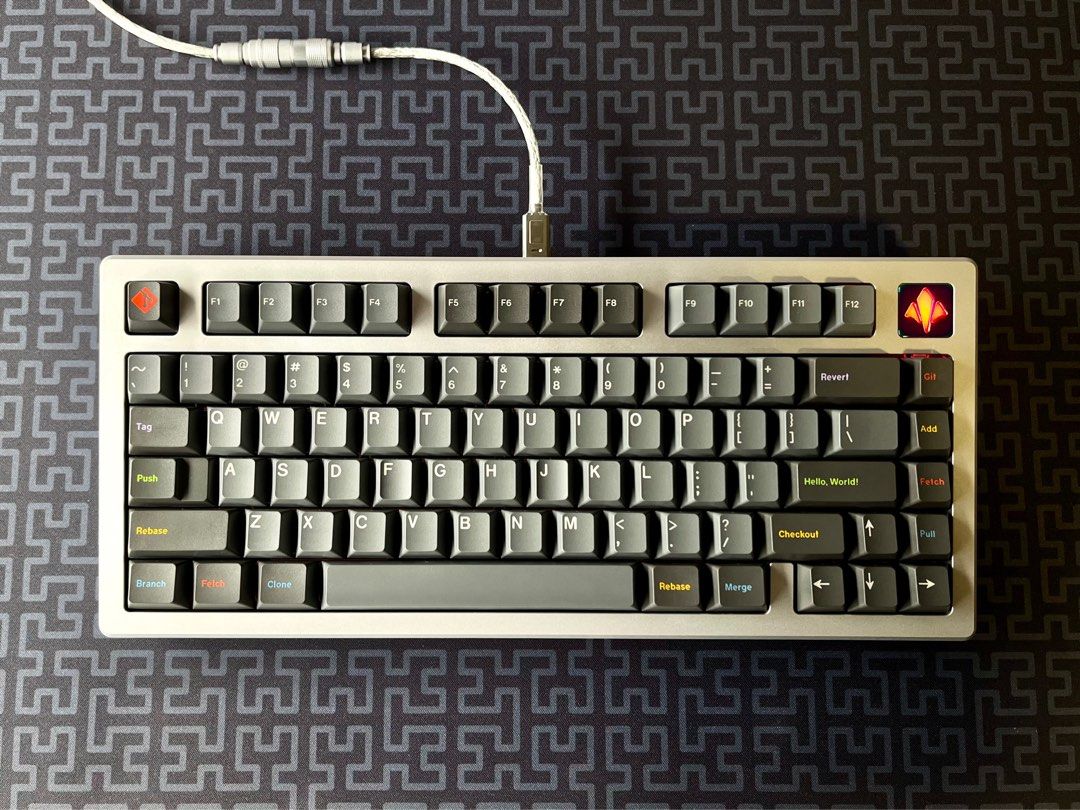 Jris75 Silver Hotswap flex with extras - Mechanical Keyboard, Computers ...