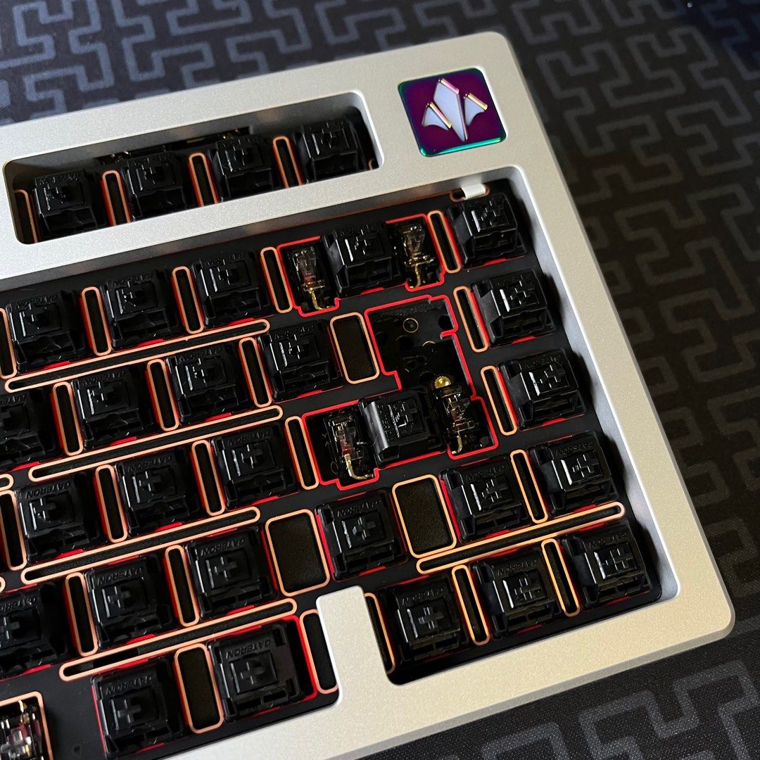 Jris75 Silver Hotswap flex with extras - Mechanical Keyboard, Computers ...