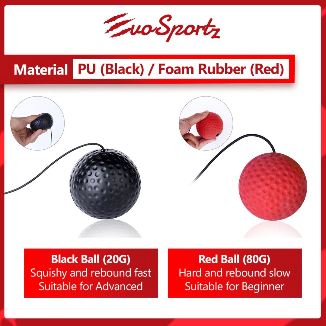 Kaisokugi Boxing Reflex Ball Kit, Sports Equipment, Exercise & Fitness ...