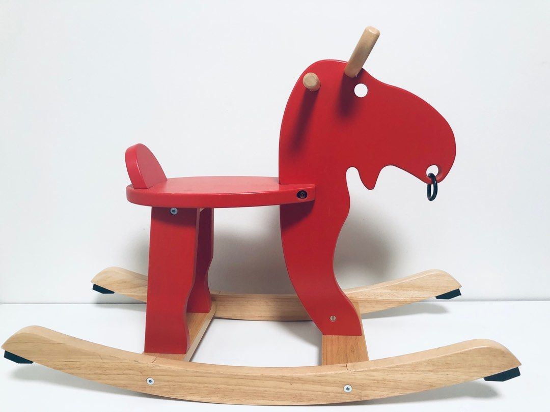 (Kids) IKEA Rocking Moose, Hobbies & Toys, Toys & Games on Carousell