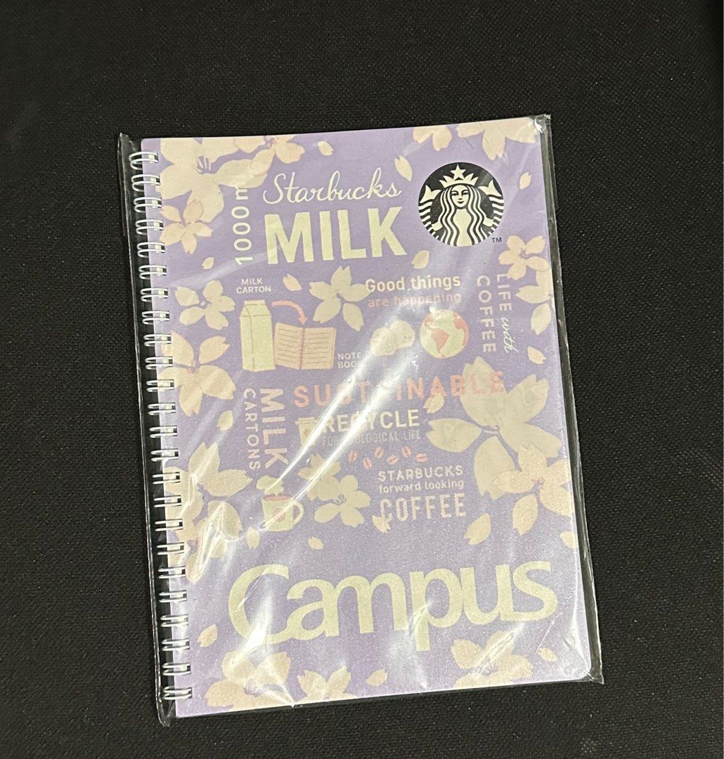 Kokuyo Campus x Starbucks Notebook | Purple, Hobbies & Toys, Stationary ...