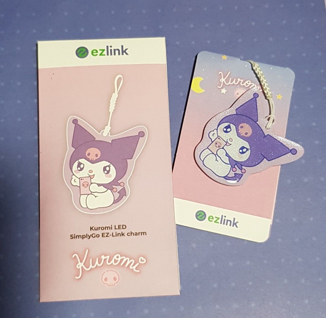 Kuromi LED SimplyGo Ez-Link Charm, Hobbies & Toys, Travel, Travel Essentials & Accessories on ...
