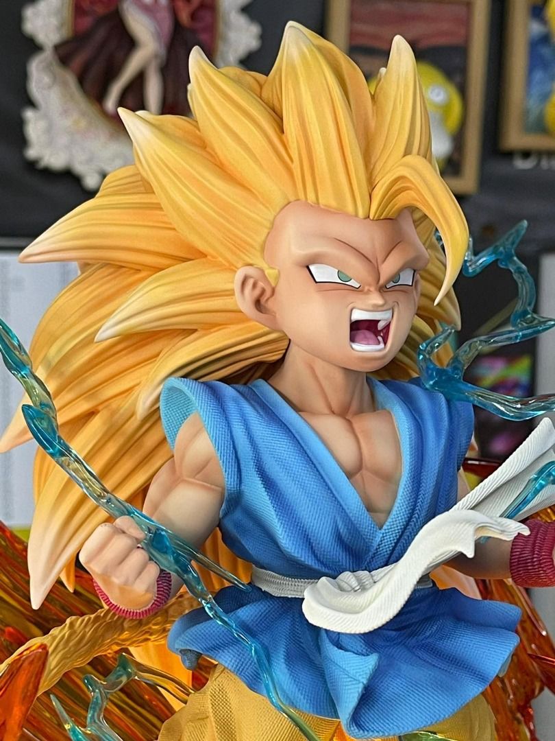 Kylin Studio - SS3 Series - Kid Goku 1/4 with extra head, Hobbies ...