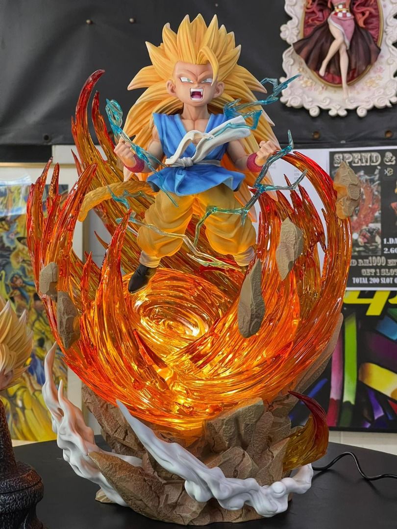 Kylin Studio - SS3 Series - Kid Goku 1/4 with extra head, Hobbies ...