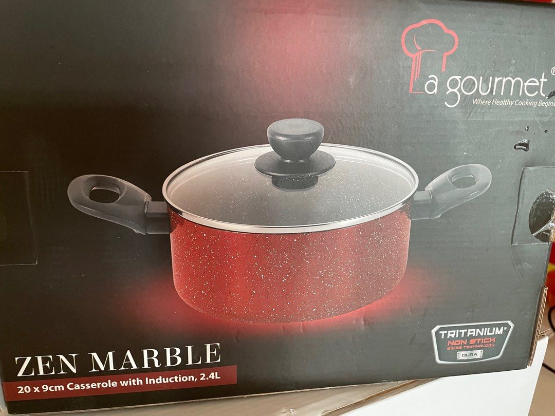 La gourment marble induction, Furniture & Home Living, Kitchenware & Tableware, Cookware ...