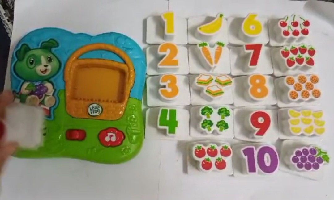 Leap frog fridge number magnet set, Hobbies & Toys, Toys & Games on ...