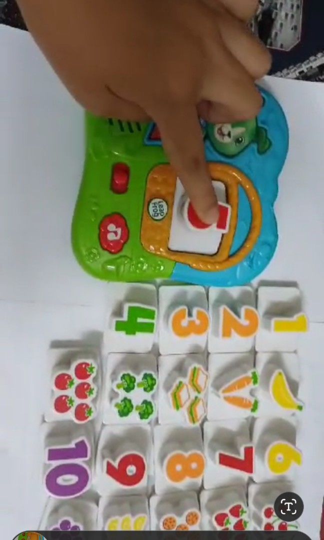 Leap frog fridge number magnet set, Hobbies & Toys, Toys & Games on ...