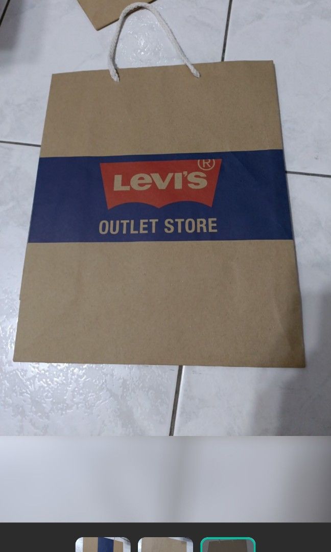 Levis paper bag, Women's Fashion, Bags & Wallets, Tote Bags on Carousell