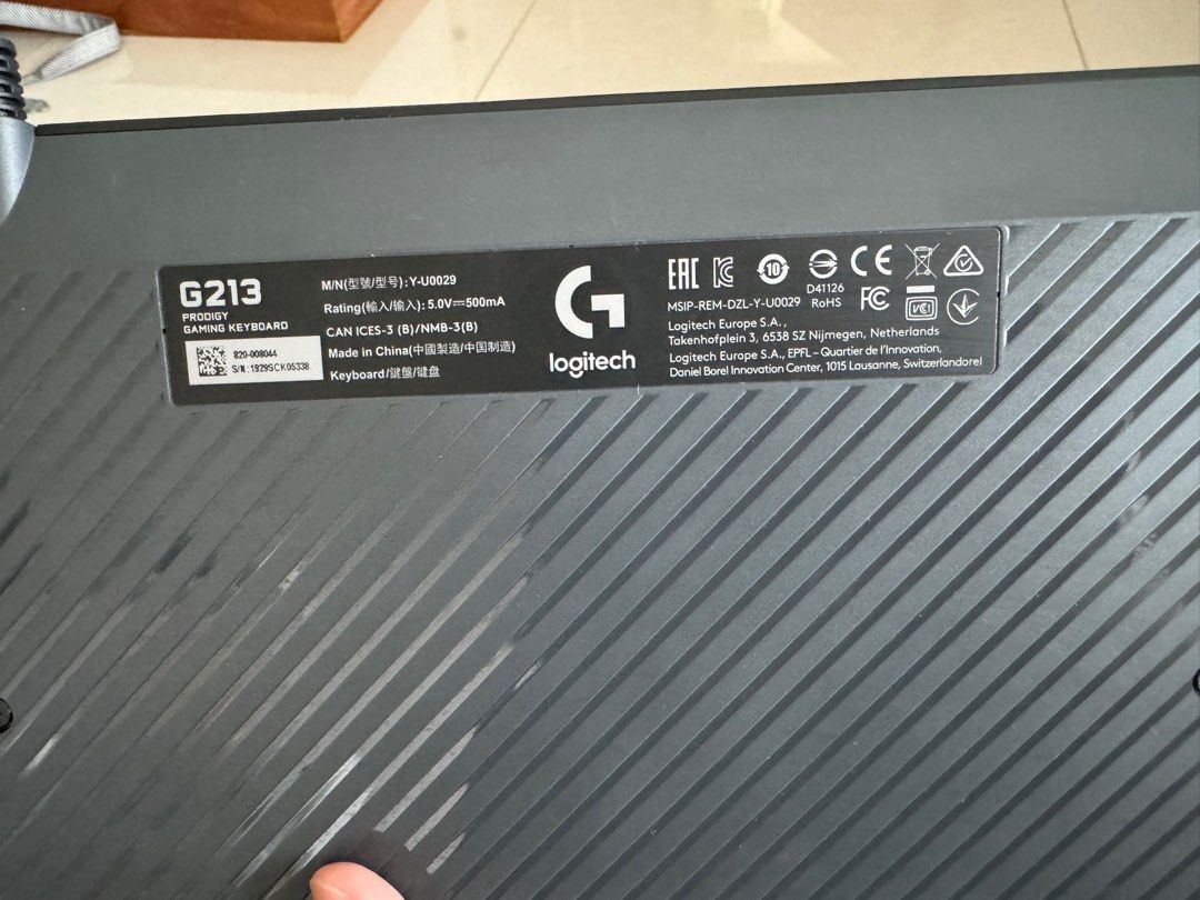 Logitech G213 Prodigy Gaming Keyboard Computers And Tech Parts And Accessories Computer Keyboard