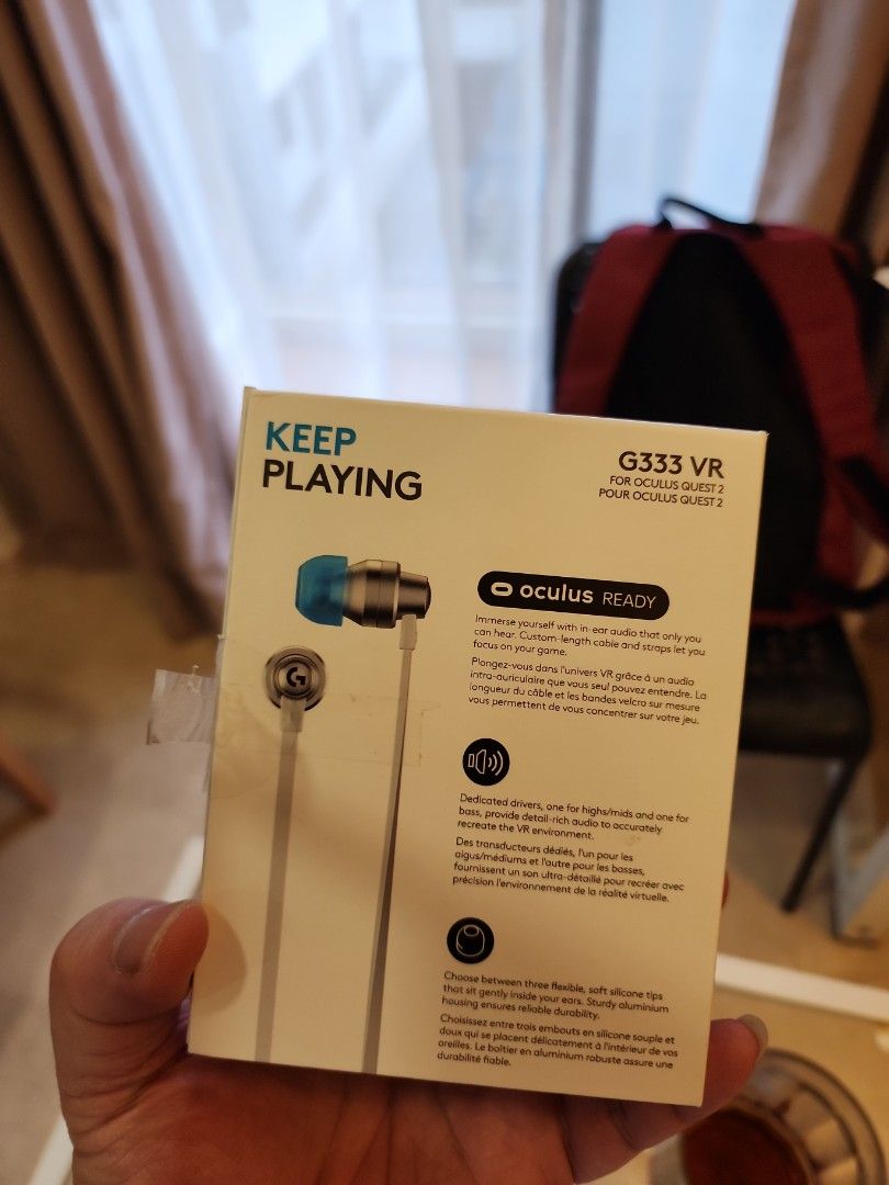 Logitech G333 VR Oculus Ready Headset, Video Gaming, Gaming Accessories, Virtual Reality on ...