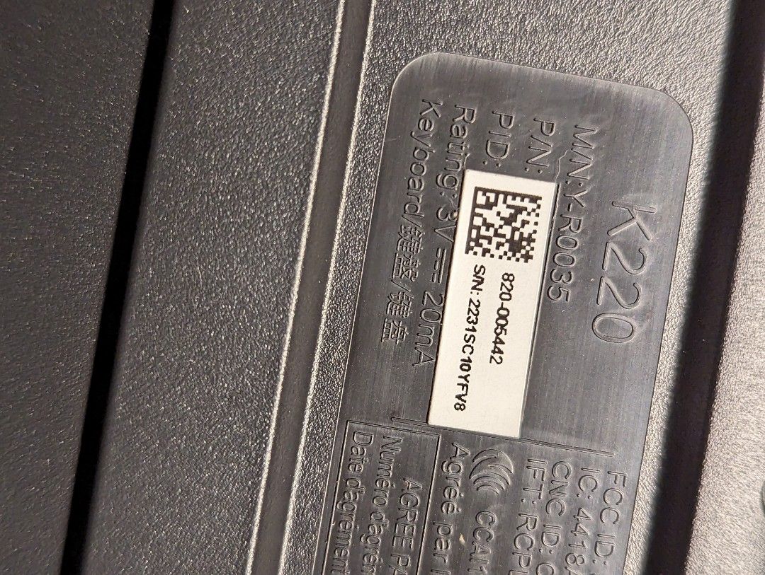 Logitech MK220 (K220 + M150) 2.4 GHz Wireless Keyboard & Mouse Combo ...