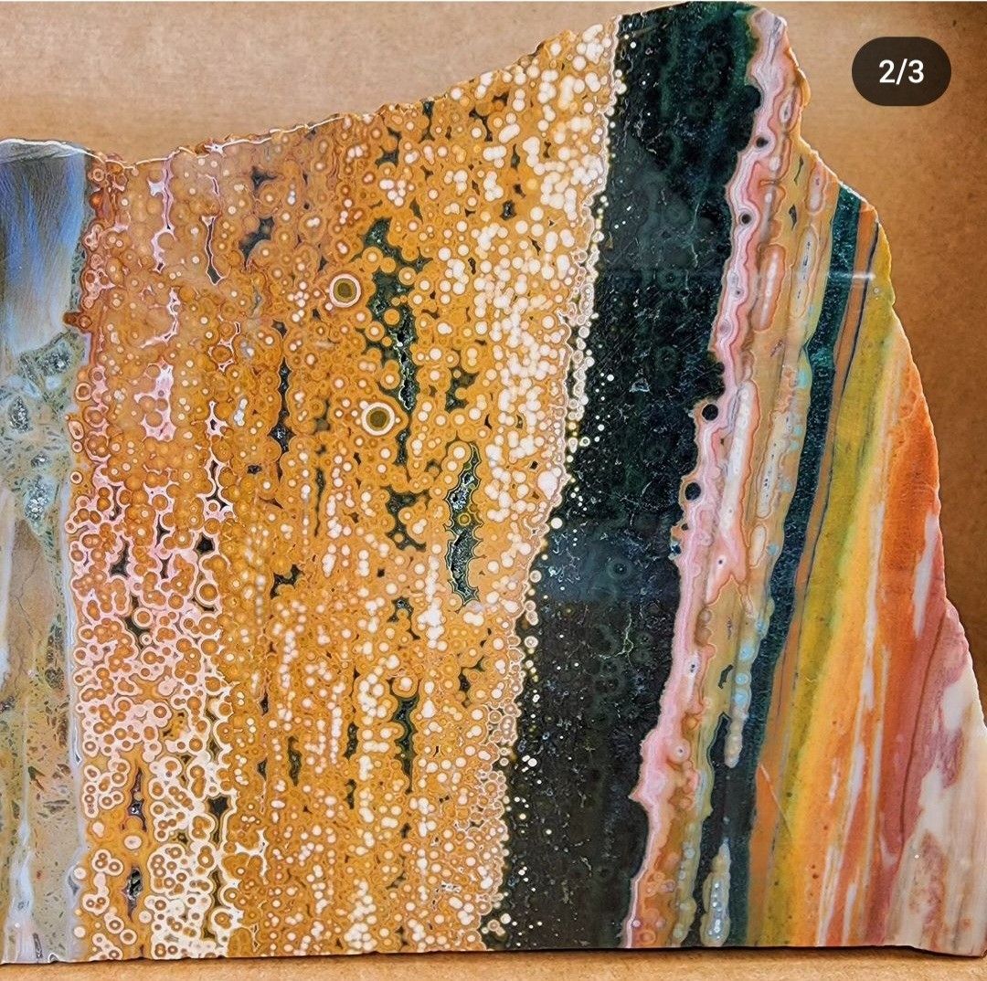 Madam Ocean Jasper Slab, Hobbies & Toys, Memorabilia & Collectibles, Vintage Collectibles on ...