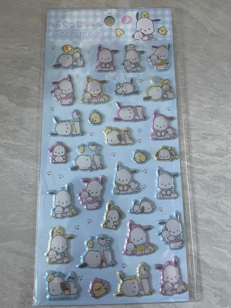 Made in Japan! Sanrio Pochacco Pochaco stickers, Hobbies & Toys ...