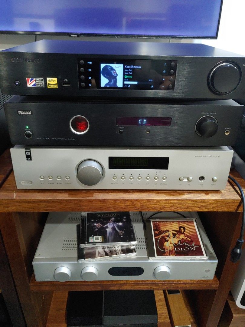 Magnat MA400 Vacuum Tube Integrated Amplifier with Phono Input, 32 ...