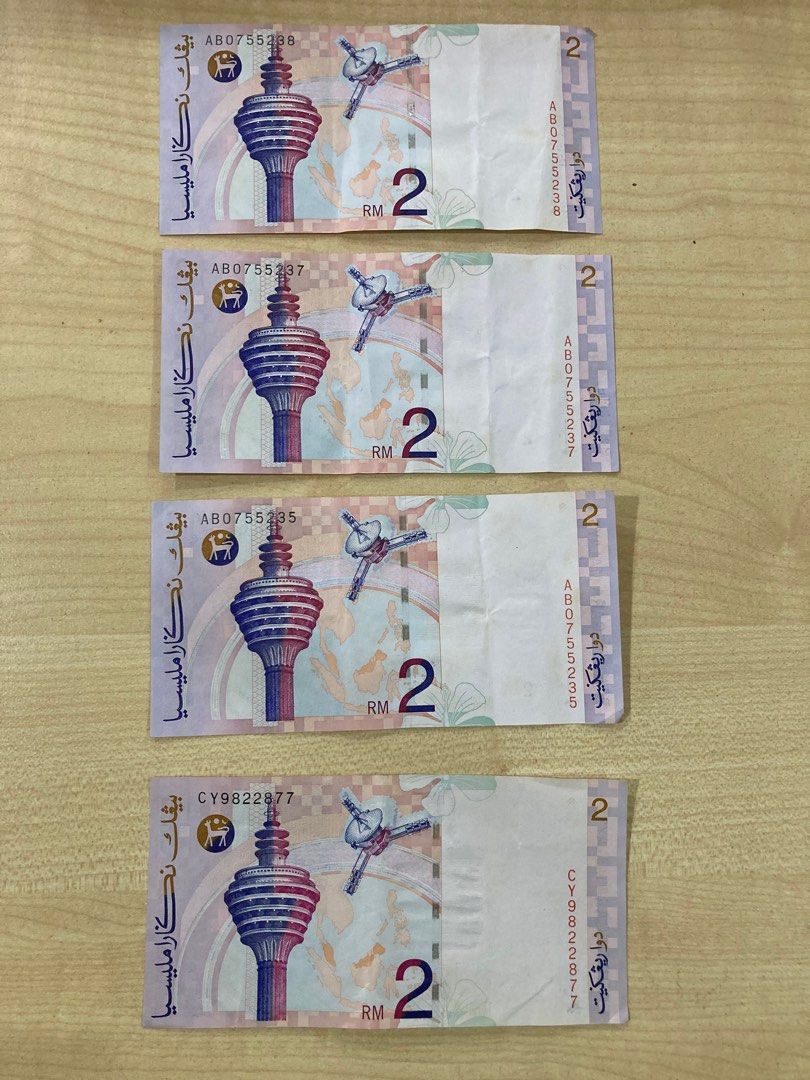 Malaysia bank note RM2, Hobbies & Toys, Collectibles & Memorabilia ...