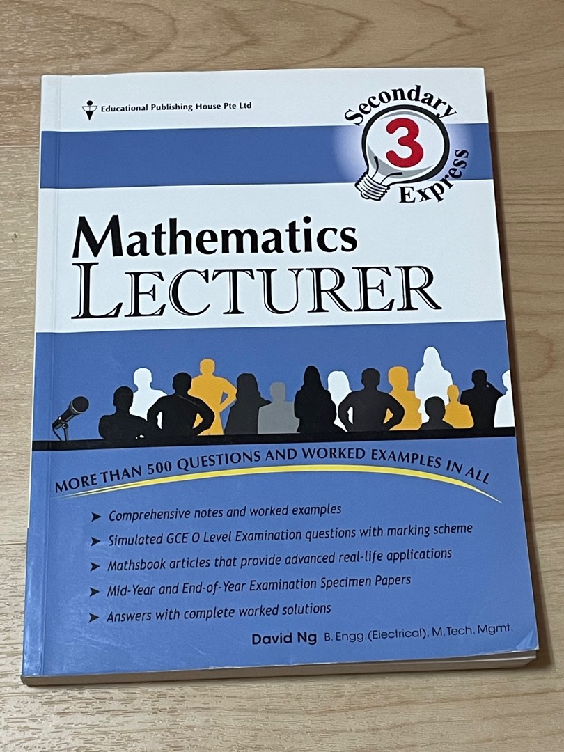 Mathematics Lecturer Sec 3 Assessment Book, Hobbies & Toys, Books ...