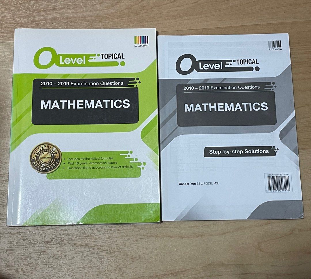 Mathematics O Level Ten Year Series TYS, Hobbies & Toys, Books ...