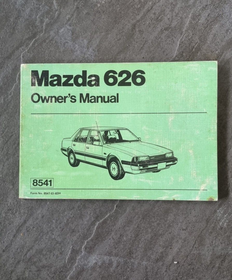 MAZDA 626 Owner's Manual Rare Original, Hobbies & Toys, Collectibles ...