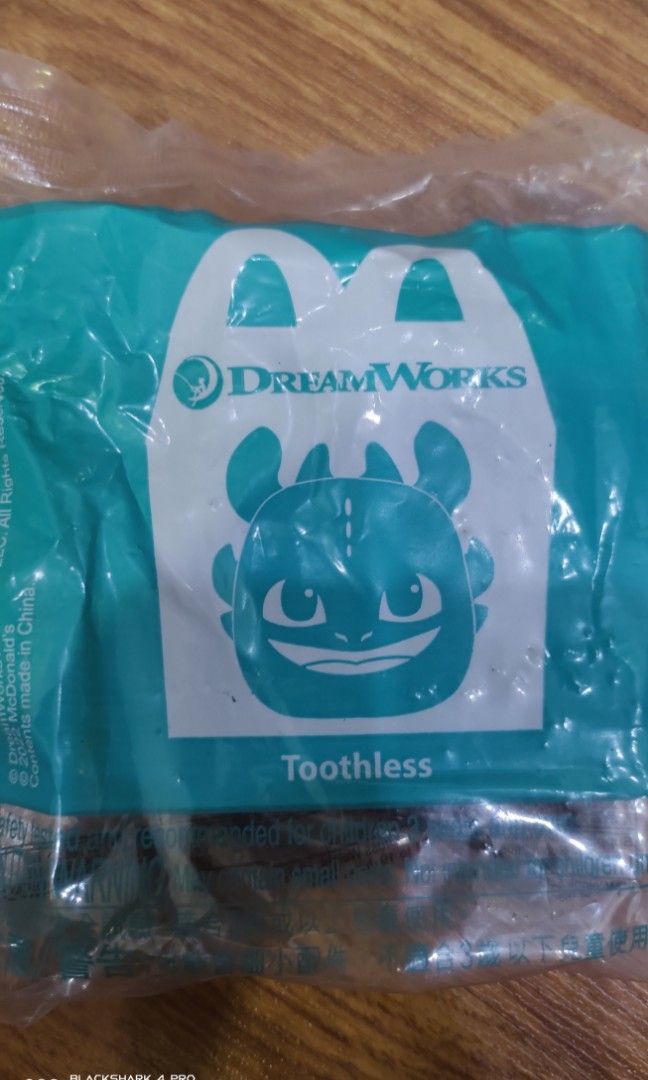 McDonald's DreamWorks Toothless, Hobbies & Toys, Toys & Games on Carousell
