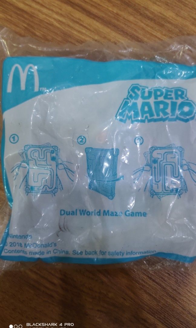 McDonald's Super Mario Maze Game, Hobbies & Toys, Toys & Games on Carousell