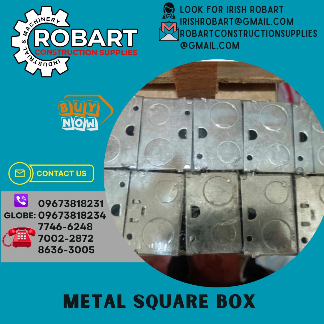 Metal Square Box, Commercial & Industrial, Construction Tools ...