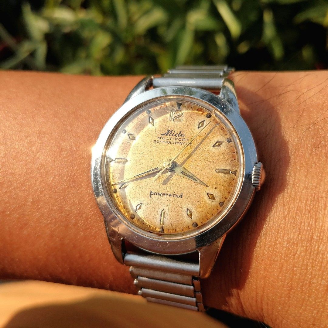 Mido Multifort Superautomatic Powerwind 917P tropical Exotic Dial ...