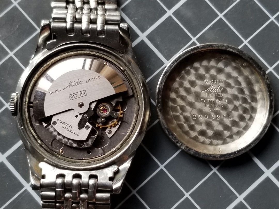 Mido Multifort Superautomatic jumbo size Dog Leg lugs patina dial with ...