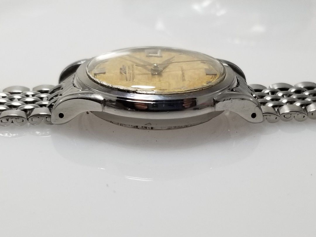 Mido Multifort Superautomatic jumbo size Dog Leg lugs patina dial with ...